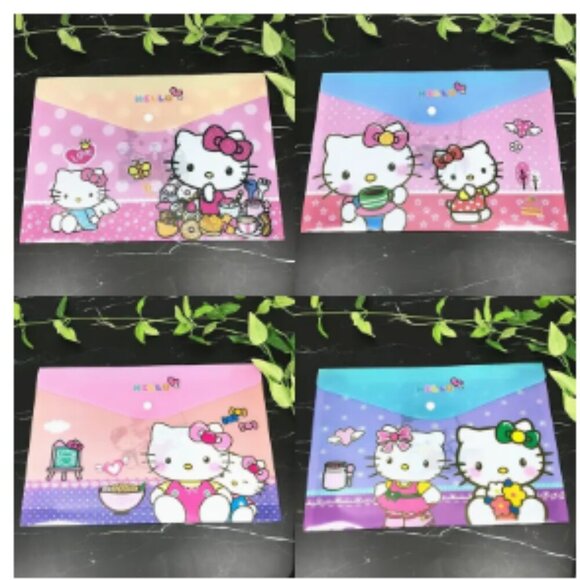 Office | Hello Kitty Document Bag For Students And Teachers A4 Size ...